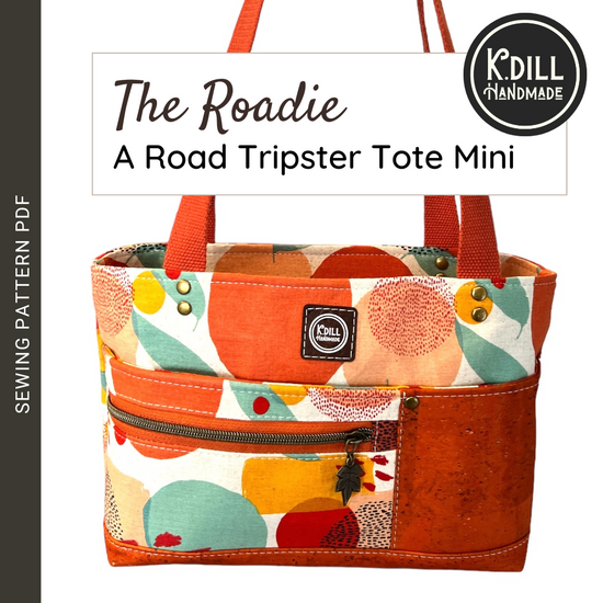 The Roadie Mini Tote (PDF Pattern w/Video Tutorial) – K.dill Handmade